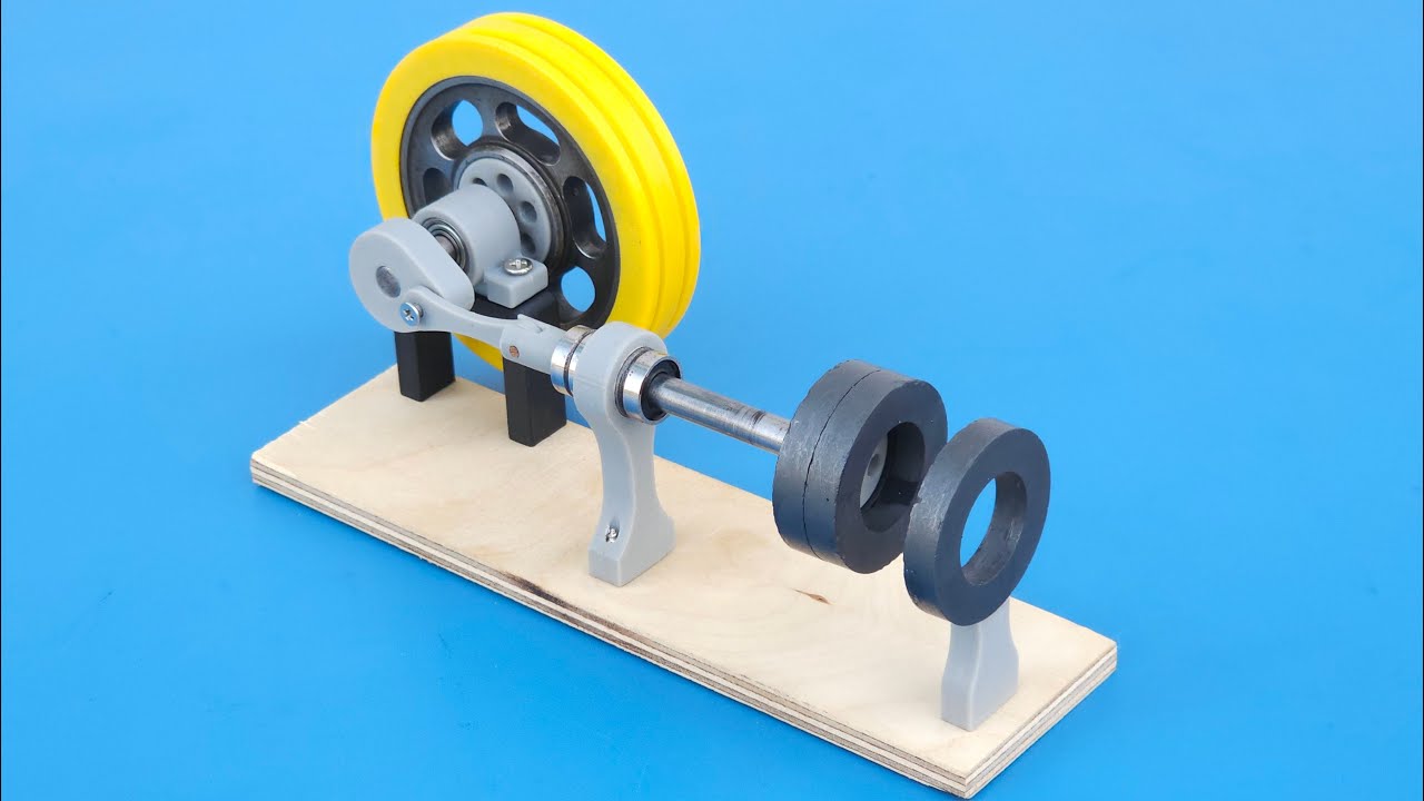 Making Flywheel Regenerating Energy From Infinite Free Energy - YouTube