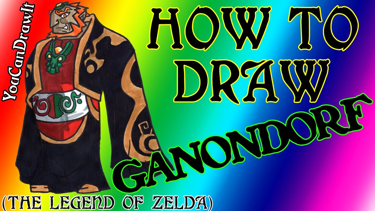 How To Draw Ganondorf from The Legend Of Zelda YouCanDrawIt ツ 1080p HD ...