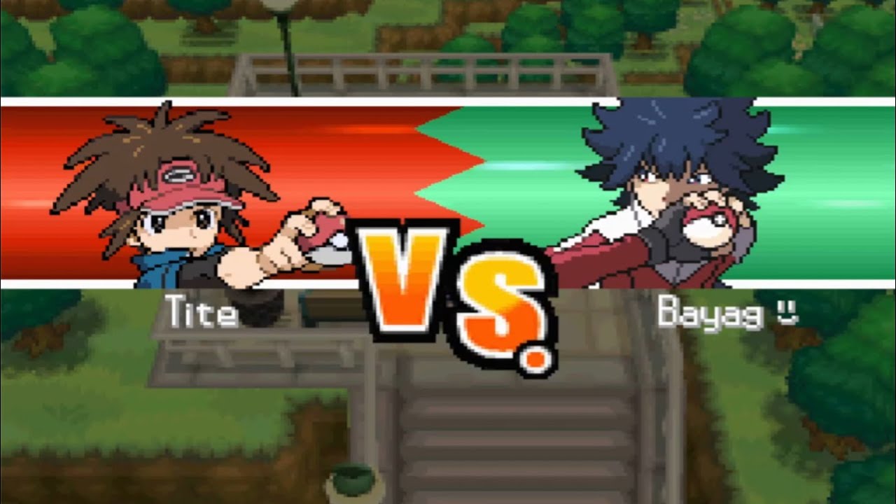 Pokemon Pitch Black 2 Hard Mode - vs Rival Hugh (1st Battle) - YouTube