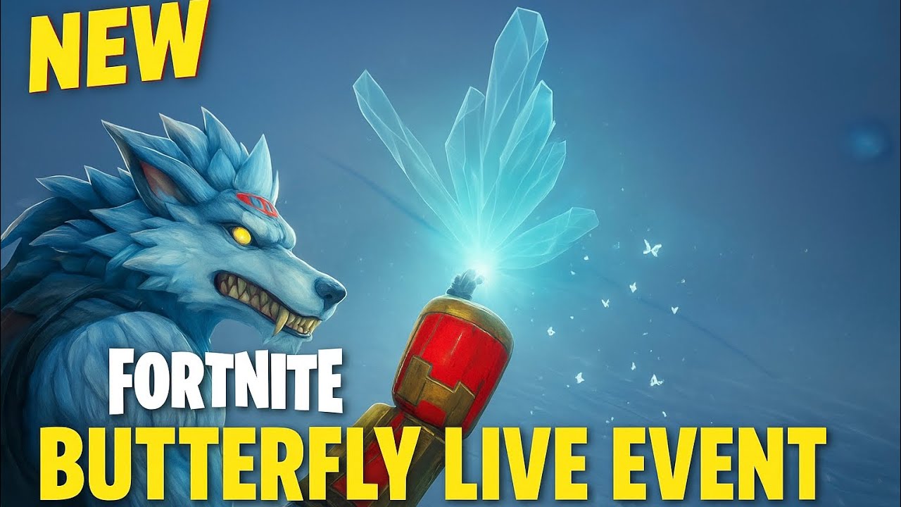 "The RETURN of the BUTTERFLY EVENT! (Fortnite OG Live Event)" - YouTube