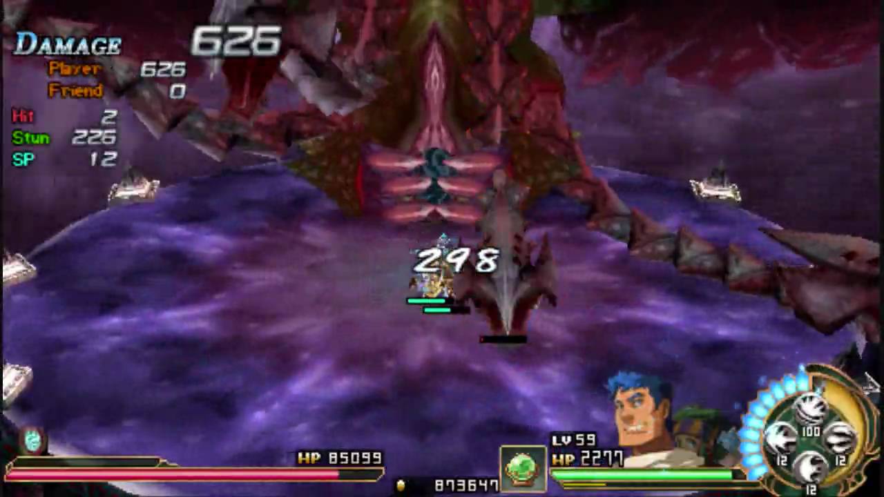 [PSP] Ys Seven Final BOSS Nightmare part 1/3 - YouTube