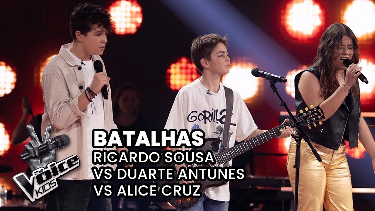 Ricardo Sousa vs Duarte Antunes vs Alice Cruz | Batalhas | The Voice ...