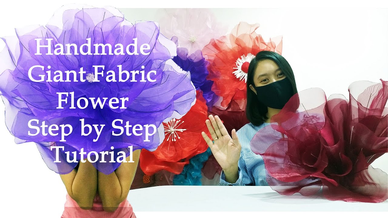 How To Make Giant Fabric Flower Step By Step Tutorial YouTube how-to-make-giant-fabric-flower-step-by-step-tutorial-youtube