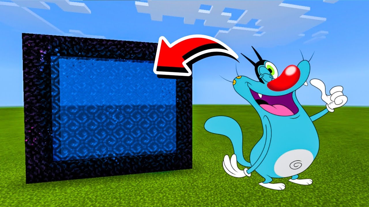 How To Make A Portal To The OGGY Dimension in Minecraft! - YouTube