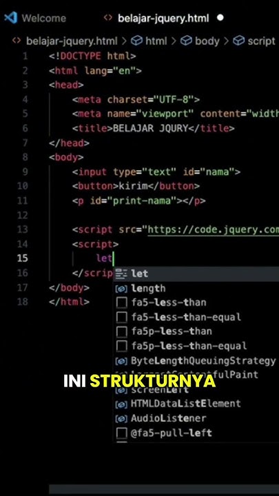 mengampil inputan dan menampilkan di paragraf dengan jquery html css js - YouTube