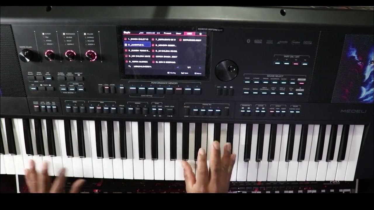 TECLADOS MEDELI EN VENTA CON RITMOS Y SAMPLES - YouTube