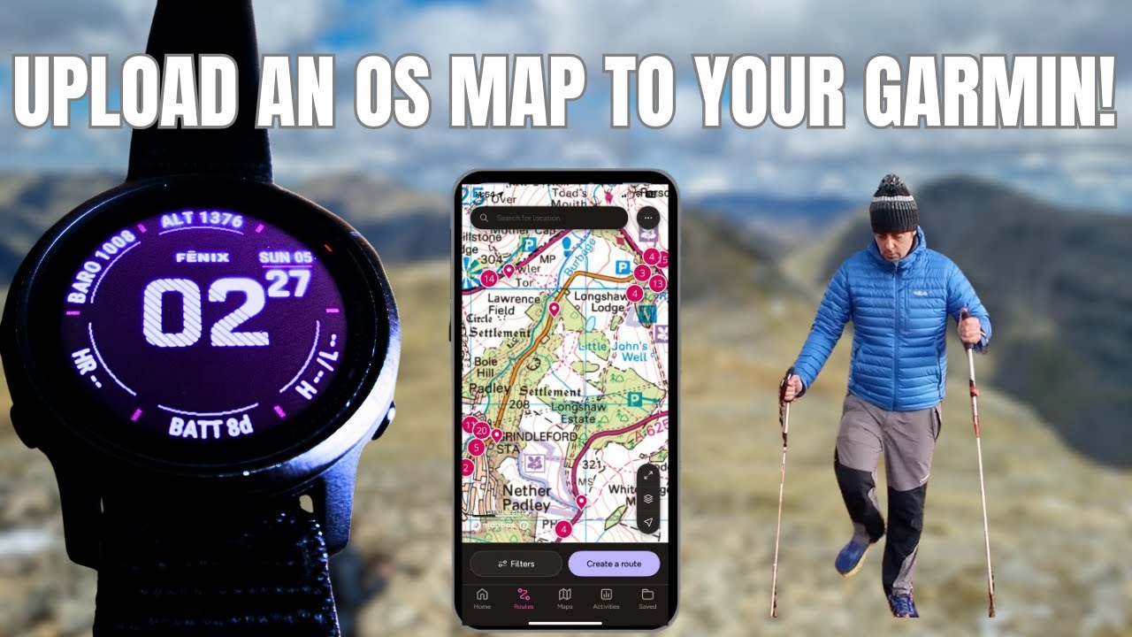 How To Upload An OS Map To Your Garmin Smartwatch For Easy Hiking ...