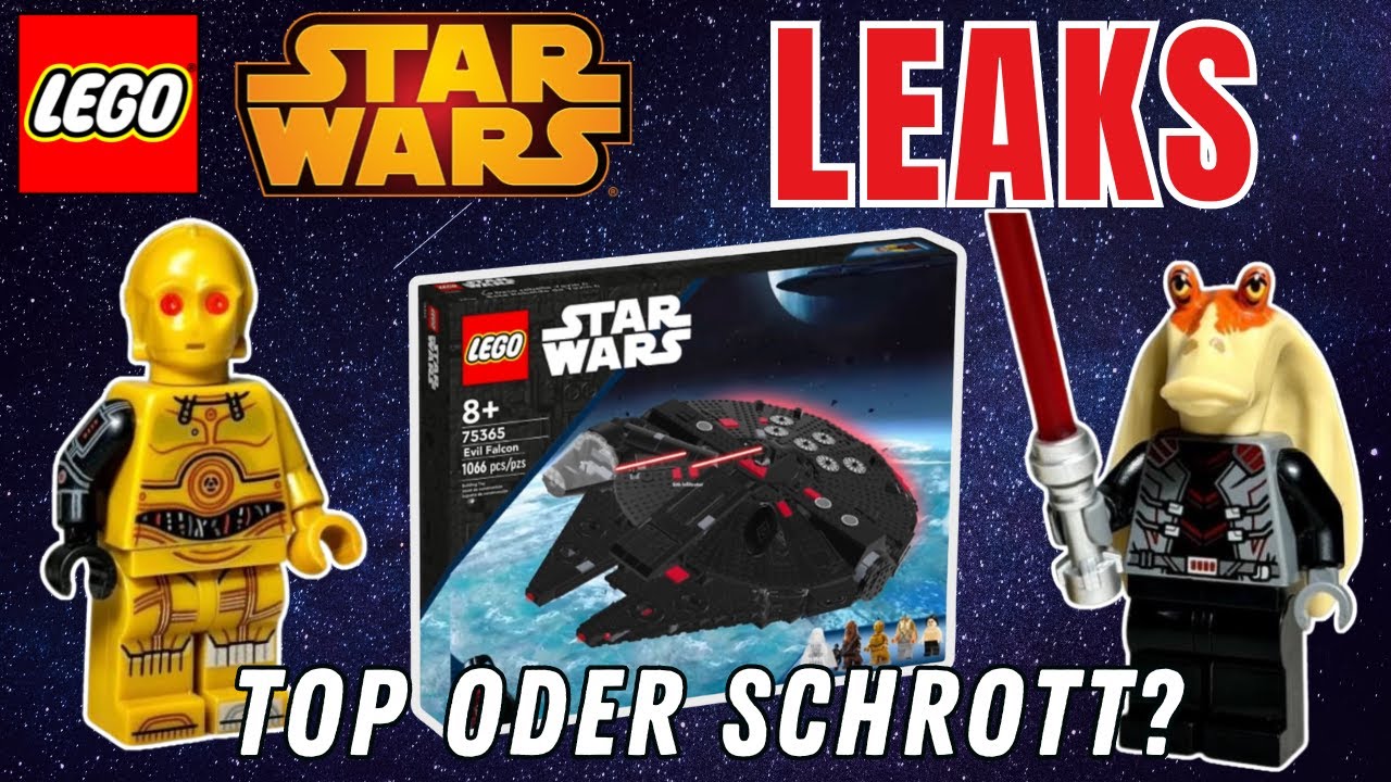MINIFiGUREN LEAKS: EVIL C-3PO / DARTH JAR JAR BINKS - YouTube