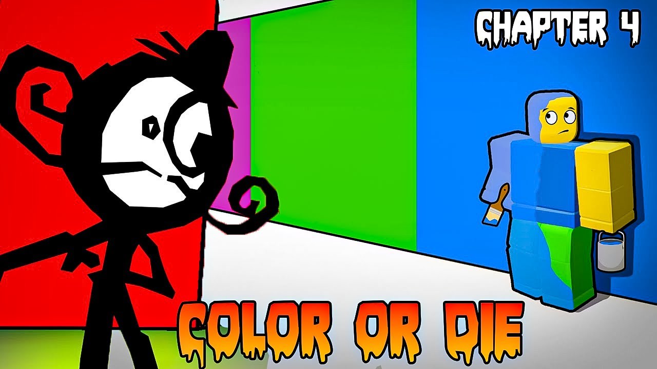 Color or Die - Chapter 4 [ Full Gameplay + jumpscare ] Roblox - YouTube