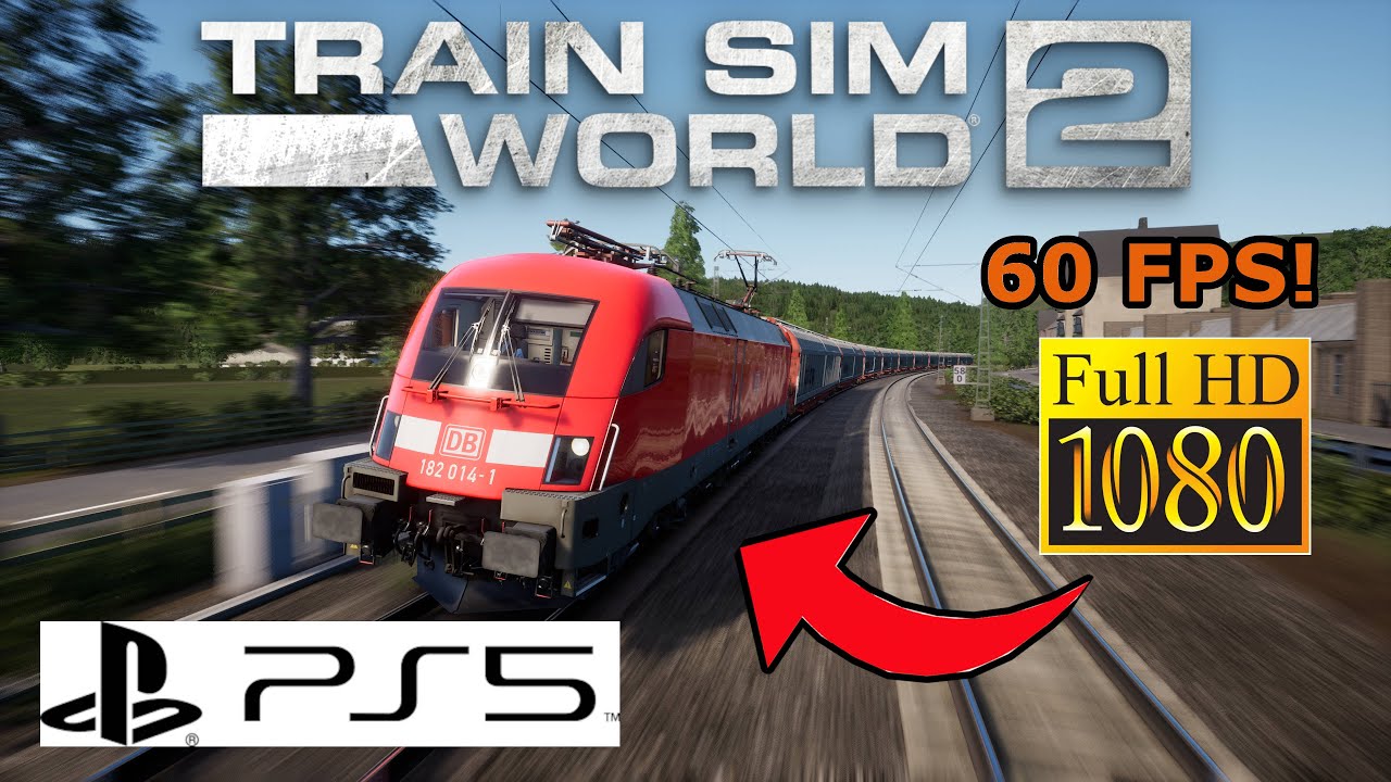 Tak wygląda Train Sim World 2 na PS5! (1080p 60fps) [Specjał na 600 ...