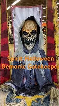 Spirit Halloween Demonic Gatekeeper animatronic @spirithalloween - YouTube
