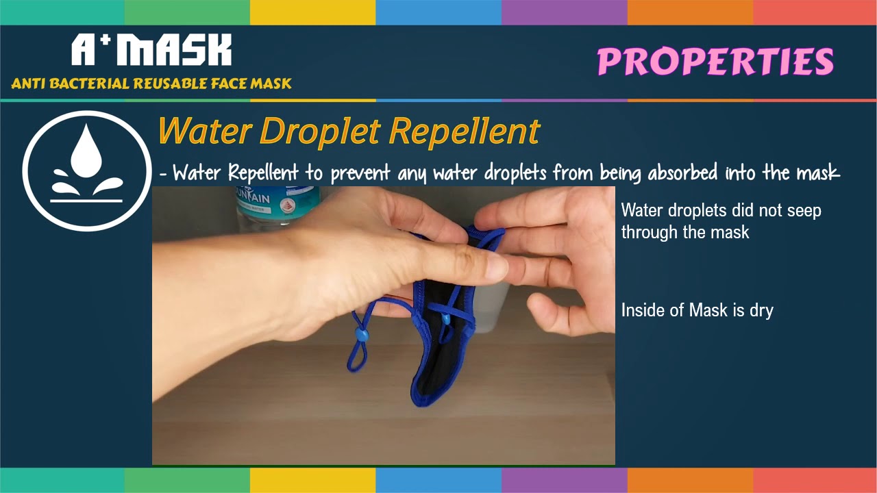 A+ Mask Anti-Bacterial Reusable Face Mask - Available in Challenger ...