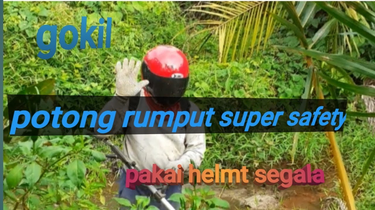 Potong rumput super safety - YouTube