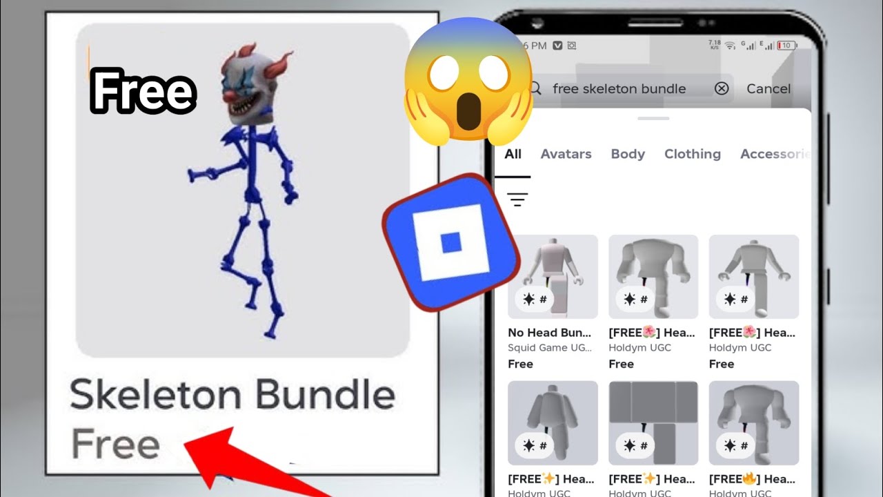 วิธีการ ในวิดีโอนี้ ผมจะแสดงวิธีรับ Skeleton Bundles ฟรีใน Roblox 2025 ...