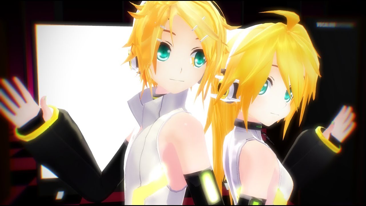 【MMD Vocaloid】Kagamine Rinto and Lenka~ Childish War - YouTube