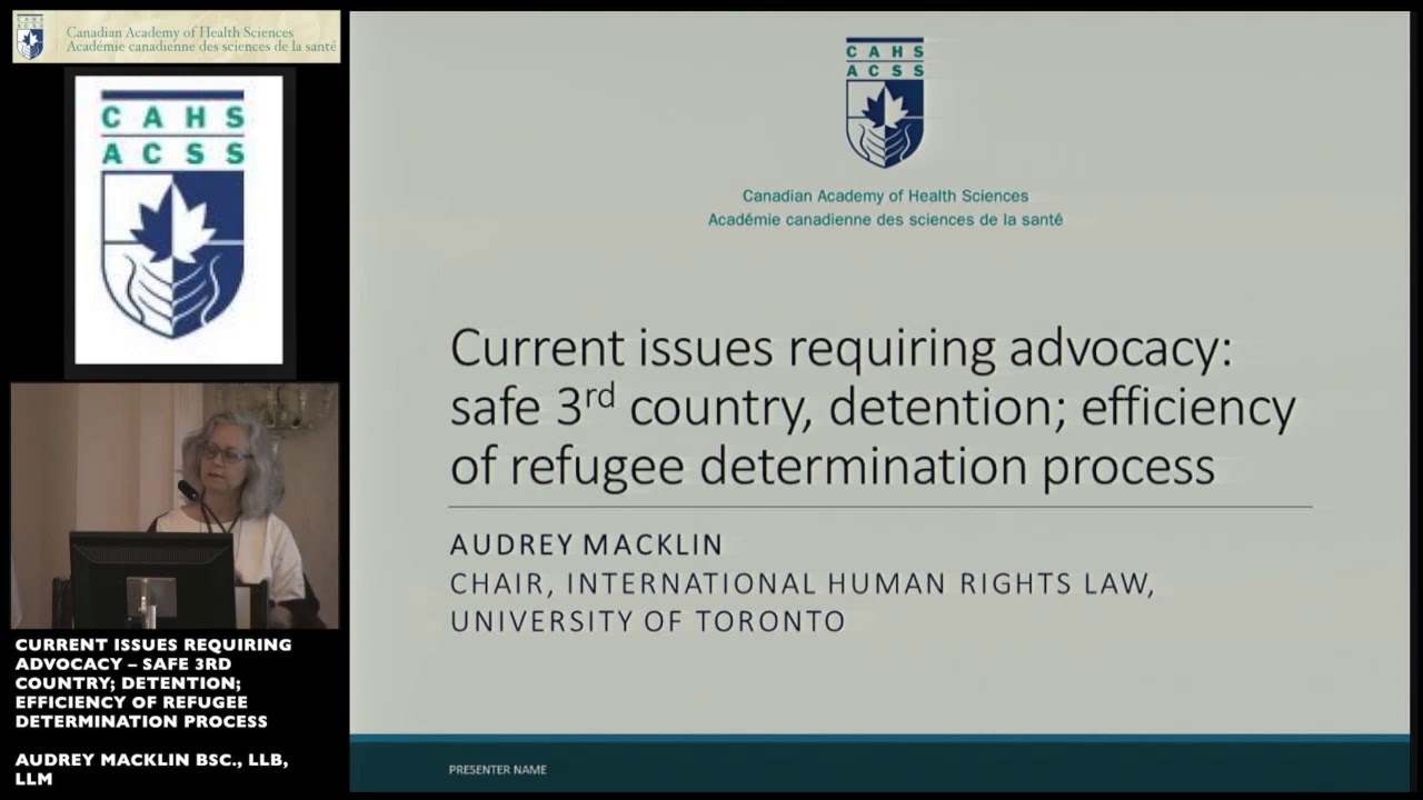 CURRENT ISSUES REQUIRING ADVOCACY - AUDREY MACKLIN - YouTube