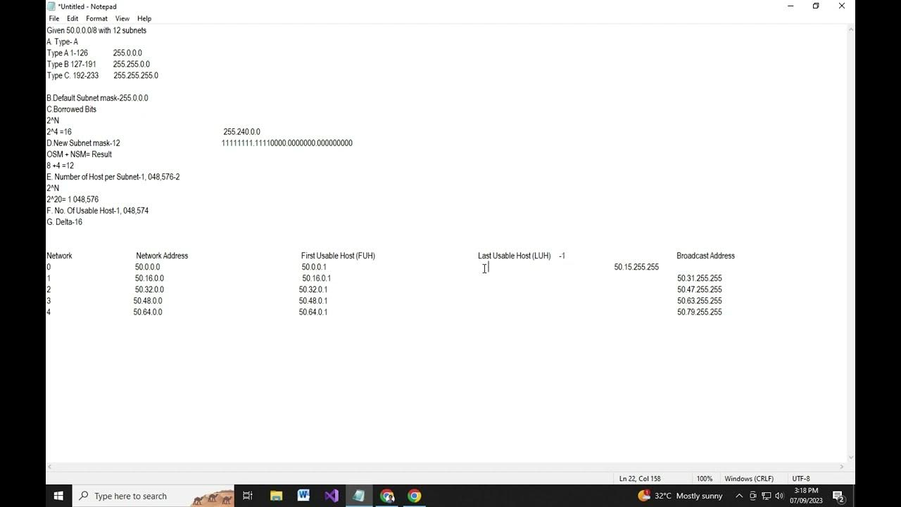 Subnetting and Ip routing - YouTube