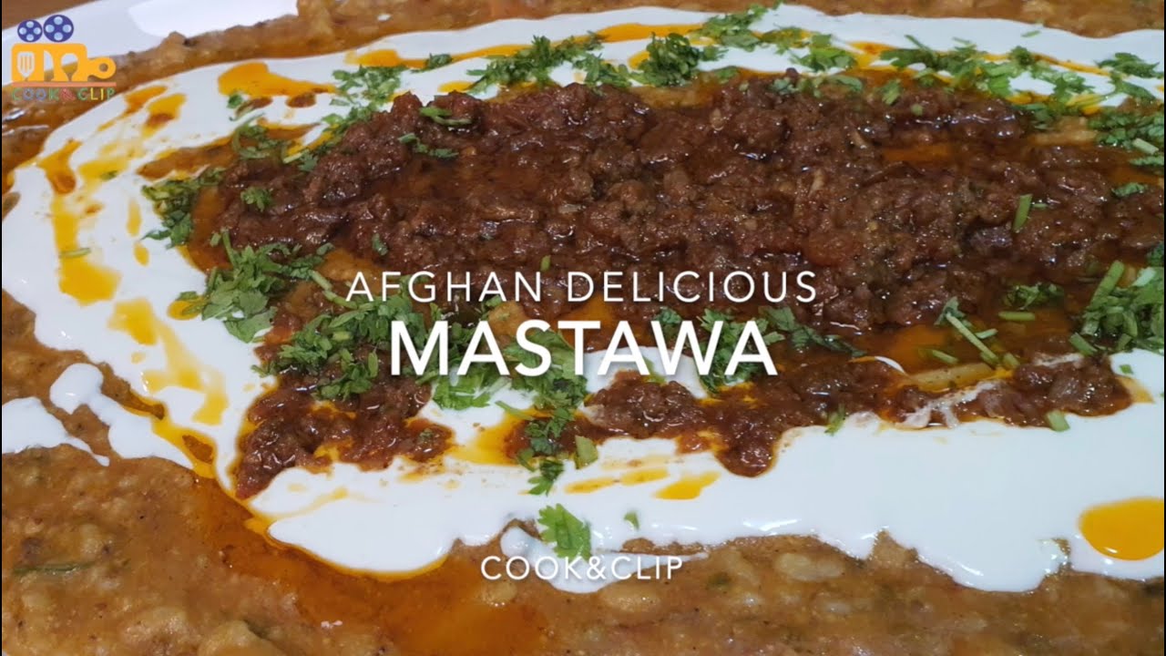 Afghan Mastawa - Rice Dish - YouTube