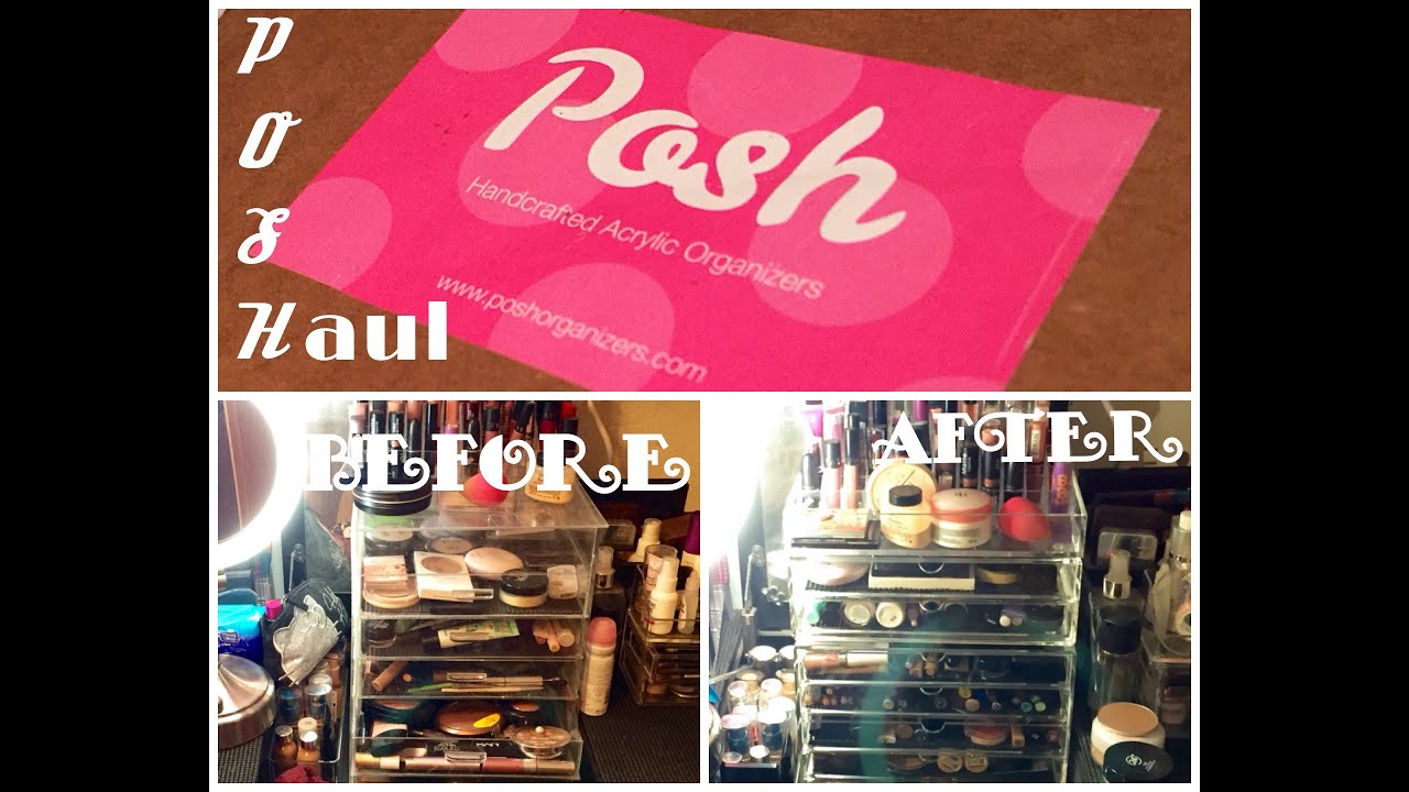 POSH Handcrafted Acrylic Organizers | shereezyxo - YouTube