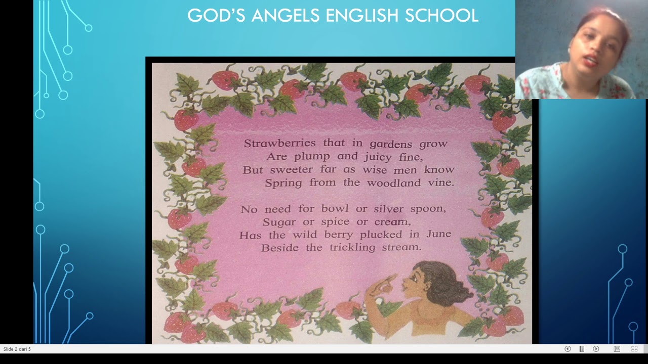 Poem No. 4 - Strawberries for STD : 5th - YouTube