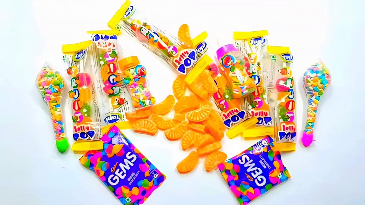 Unboxing orange Candies, Ultimate Tasting Experience 😋 - YouTube