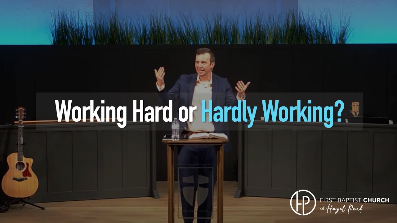Working Hard or Hardly Working? - YouTube