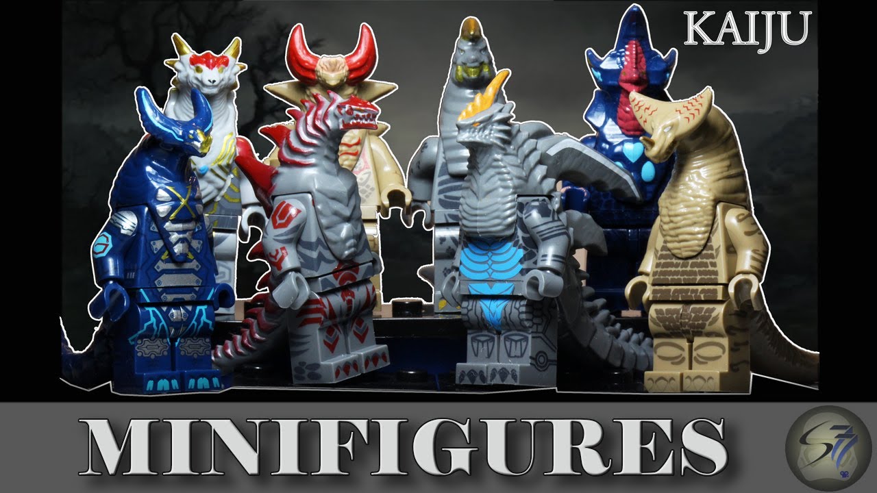 Lego Kaiju Minifigures (Tokusatsu) - Unofficial Lego - YouTube