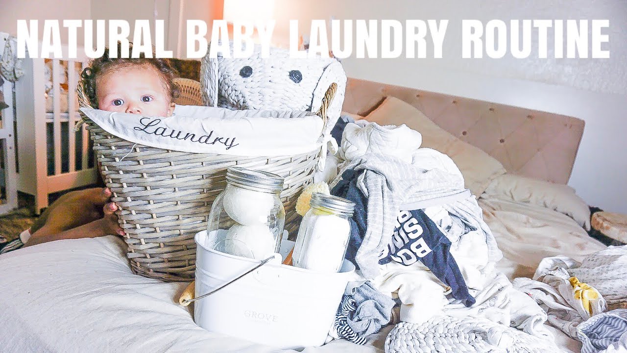 BABY LAUNDRY ROUTINE | NATURAL LAUNDRY ROUTINE | - YouTube