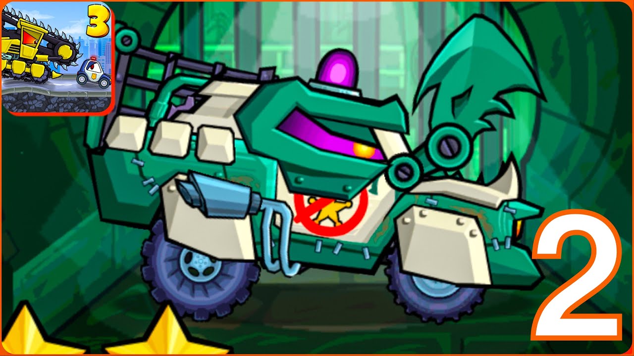 CAR EATS CAR 3: Francopstein Police Car| Xe Cảnh Sát Ăn Xe Đua| Xe Cảnh Sát| Video Gameplay Part ...