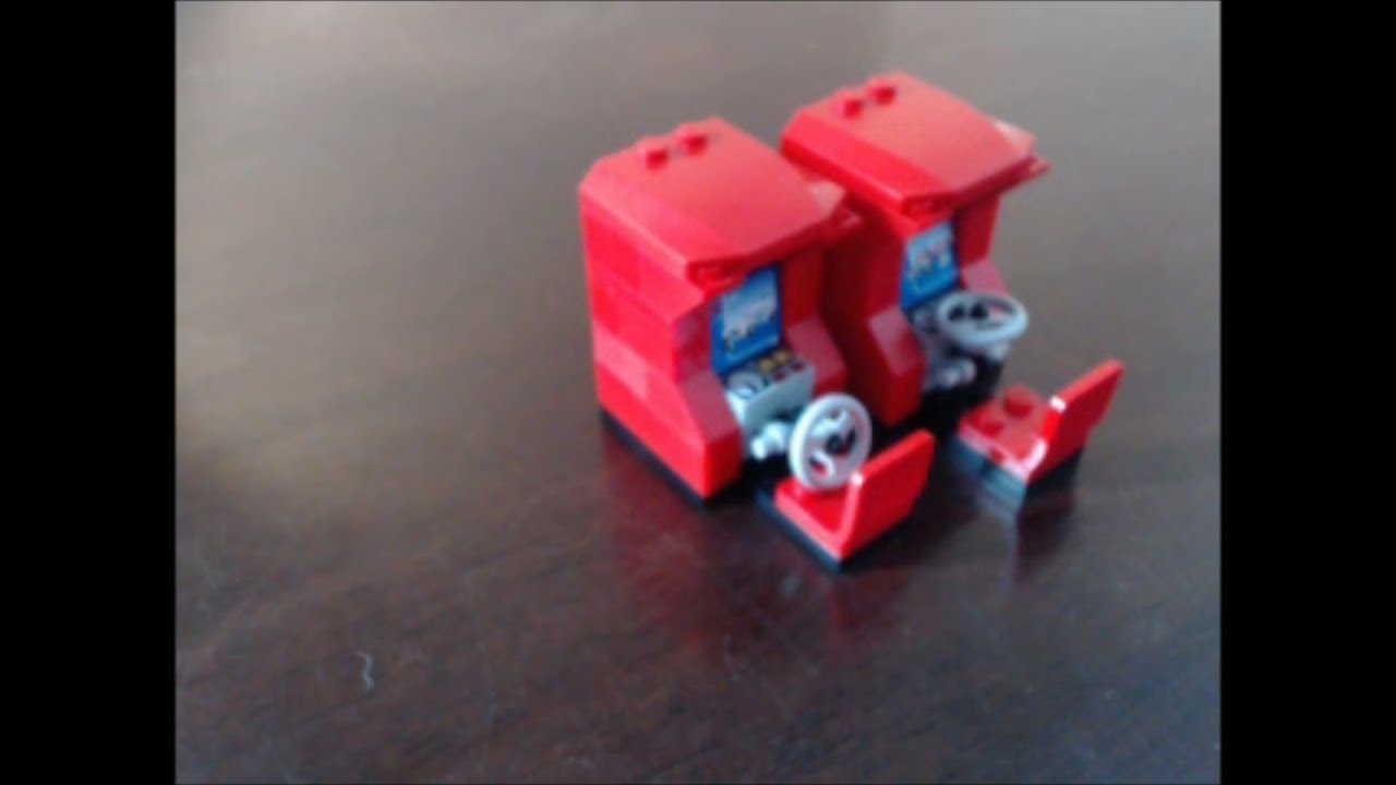 How to make a Lego racing arcade machine - YouTube