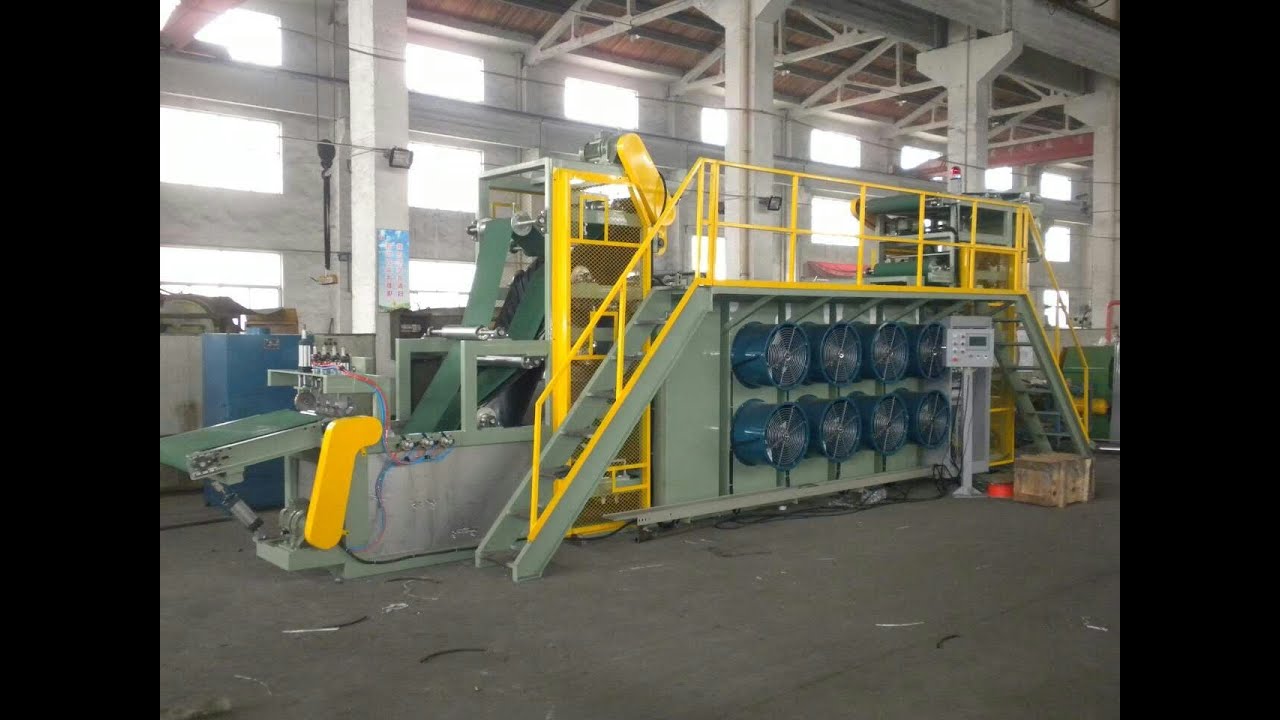 batch off line, rubber batch off, batch off cooling - YouTube