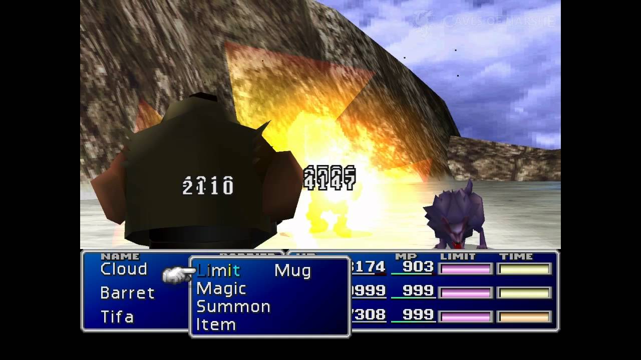 Barret's Angermax Limit Break - Final Fantasy VII - YouTube