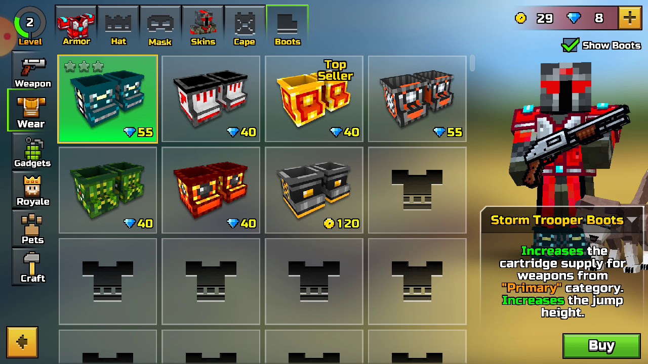 Pixel gun 3d campaign 1 - YouTube