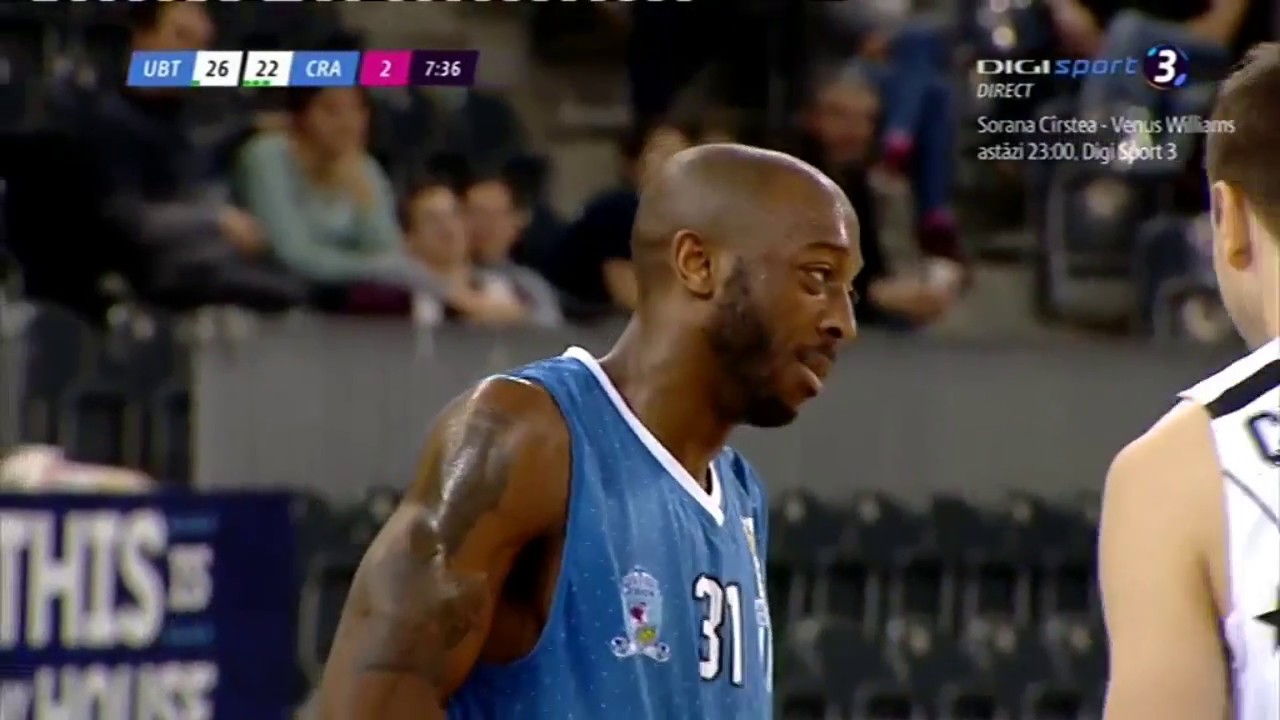 Dunk LaMarcus Reed (SCM U Craiova) vs U-BT Cluj - YouTube