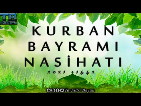 Hüseyin Hoca  -  Kurban Bayramı Nasihatı  '' 2021   1442 ''  I ᴴᴰ