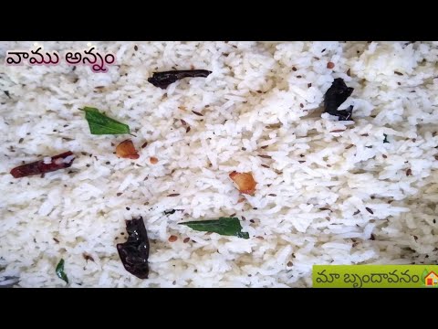 వాము అన్నం | How to make Vamu rice | Ajwain rice in 5 min | By Lakshmi ...