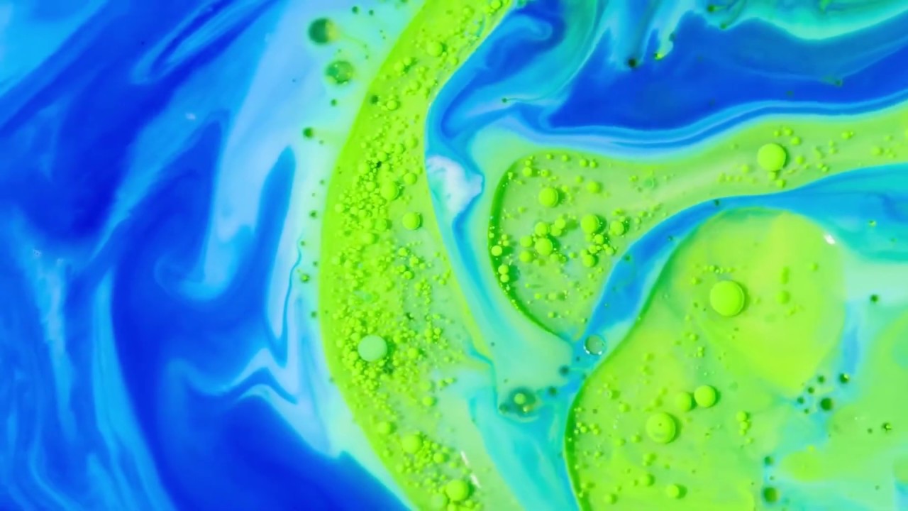 Holi Water Colors effect | Green & Blue - YouTube