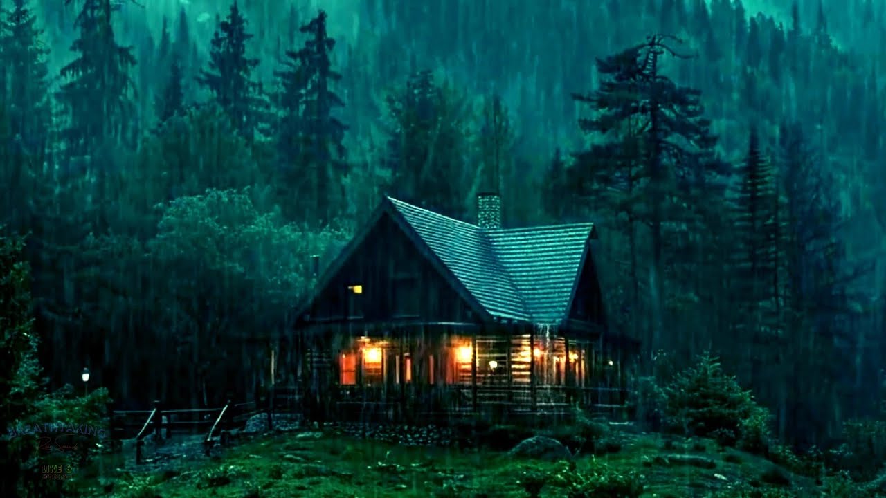 🌉 Rain in a Quiet Village – Peaceful & Soothing - YouTube
