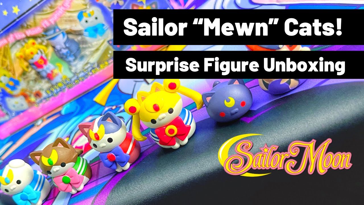 Sailor Moon Mega Cat Project Mewn Box Surprise Figures by Megahouse ...
