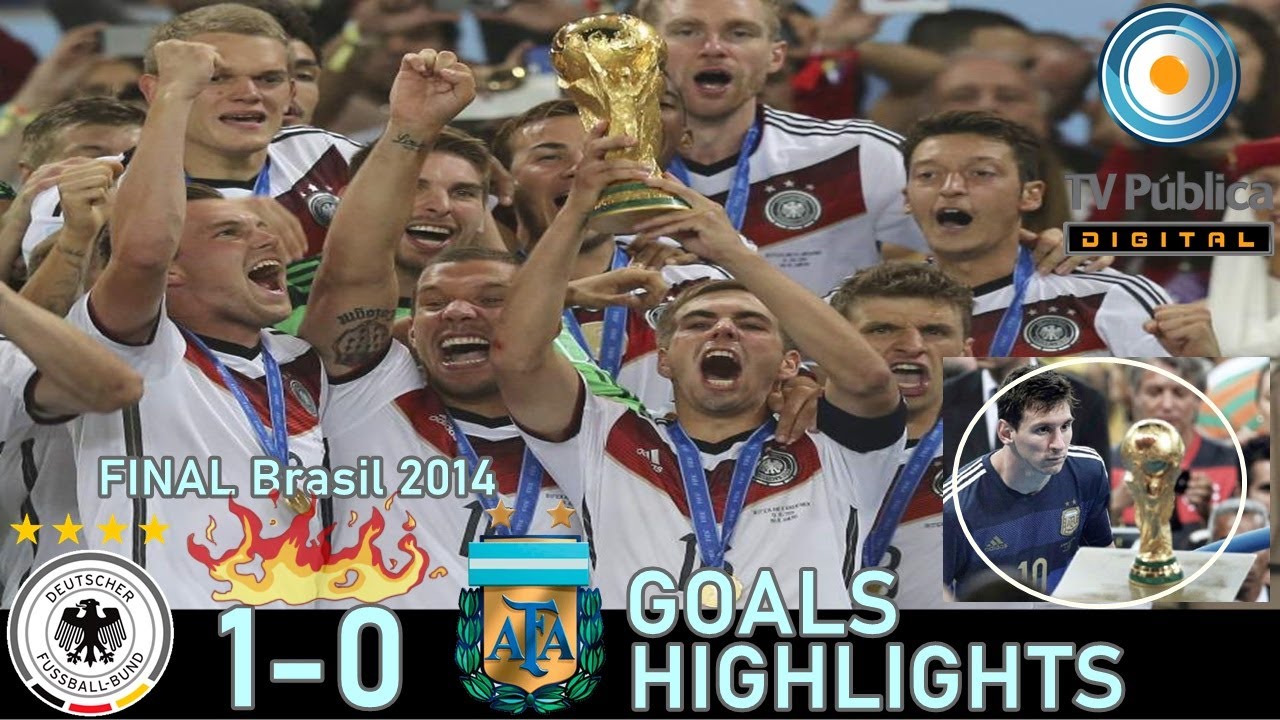 ALEMANIA vs ARGENTINA 1-0 Resumen Extendido UHD 🏆 Final Mundial 2014 🎙️ ...