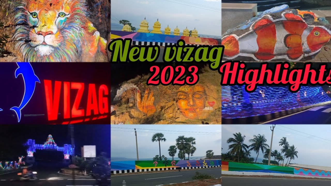 New highlights of vizag beach 2023 | most view point s of vizag beach 🎊 ...