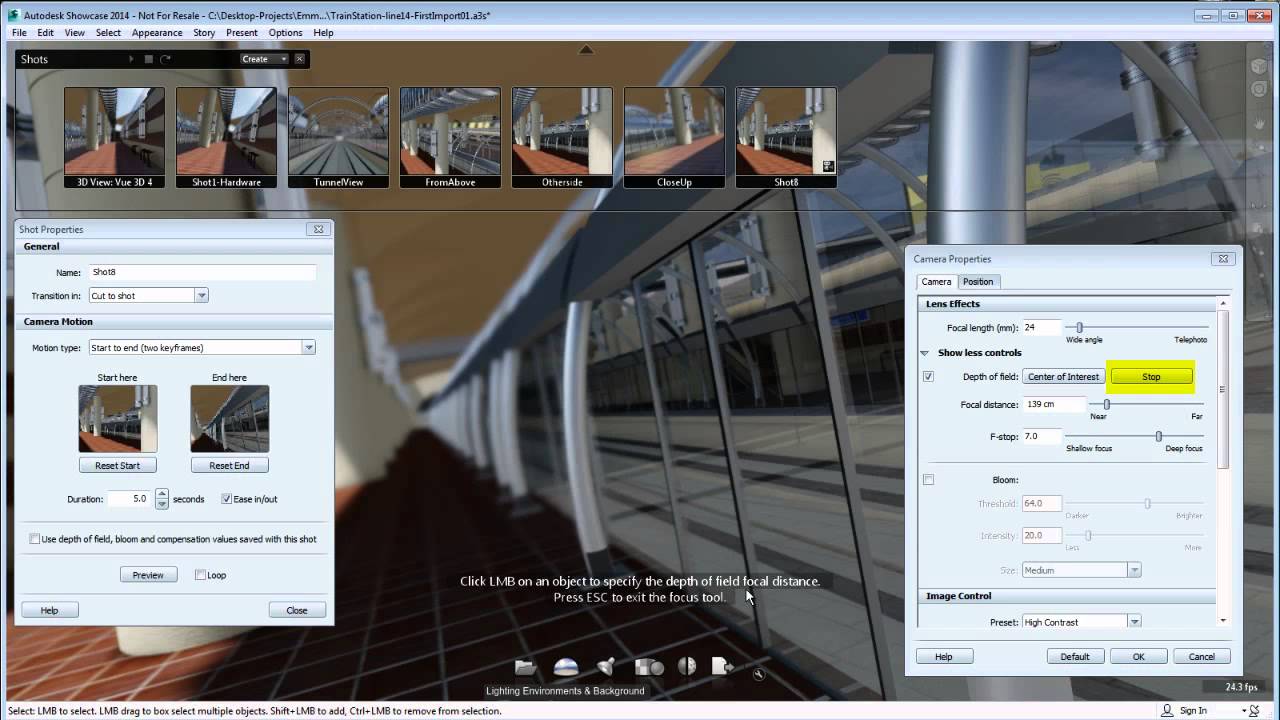 Showcase Tips & Tricks: Showcase 2014 Depth of Field Part 3 - YouTube