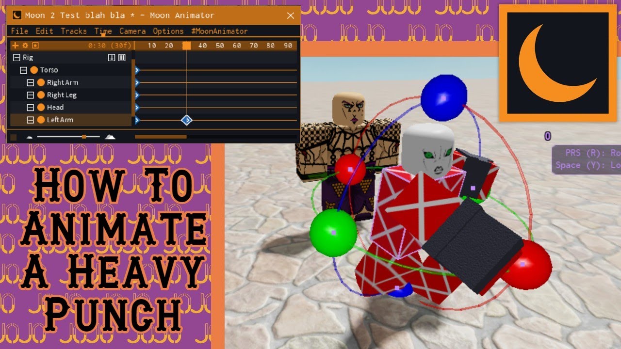 Roblox Studio: How to animate a Heavy Stand Punch Using Moon Animator ...