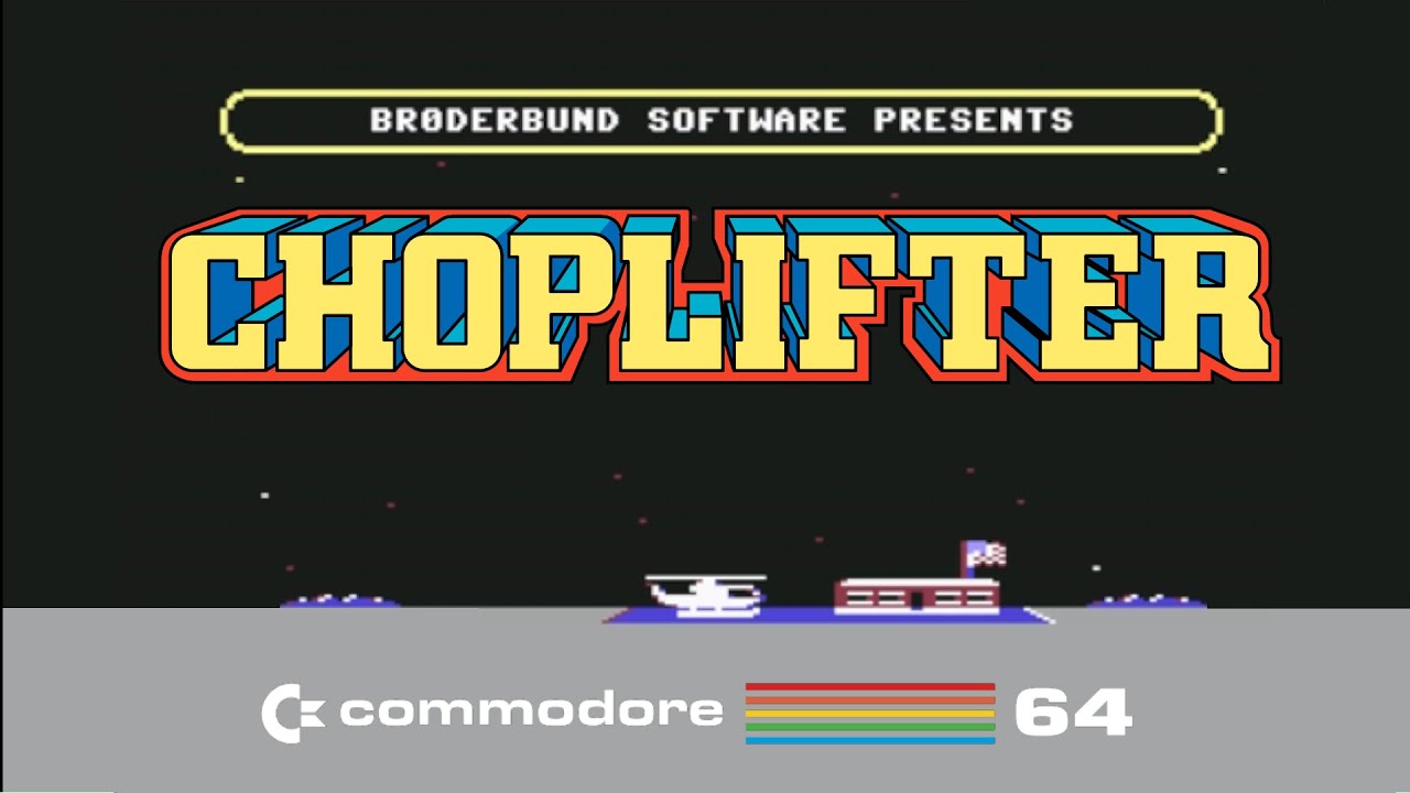 Choplifter Commodore 64 Port (Gameplay) - YouTube