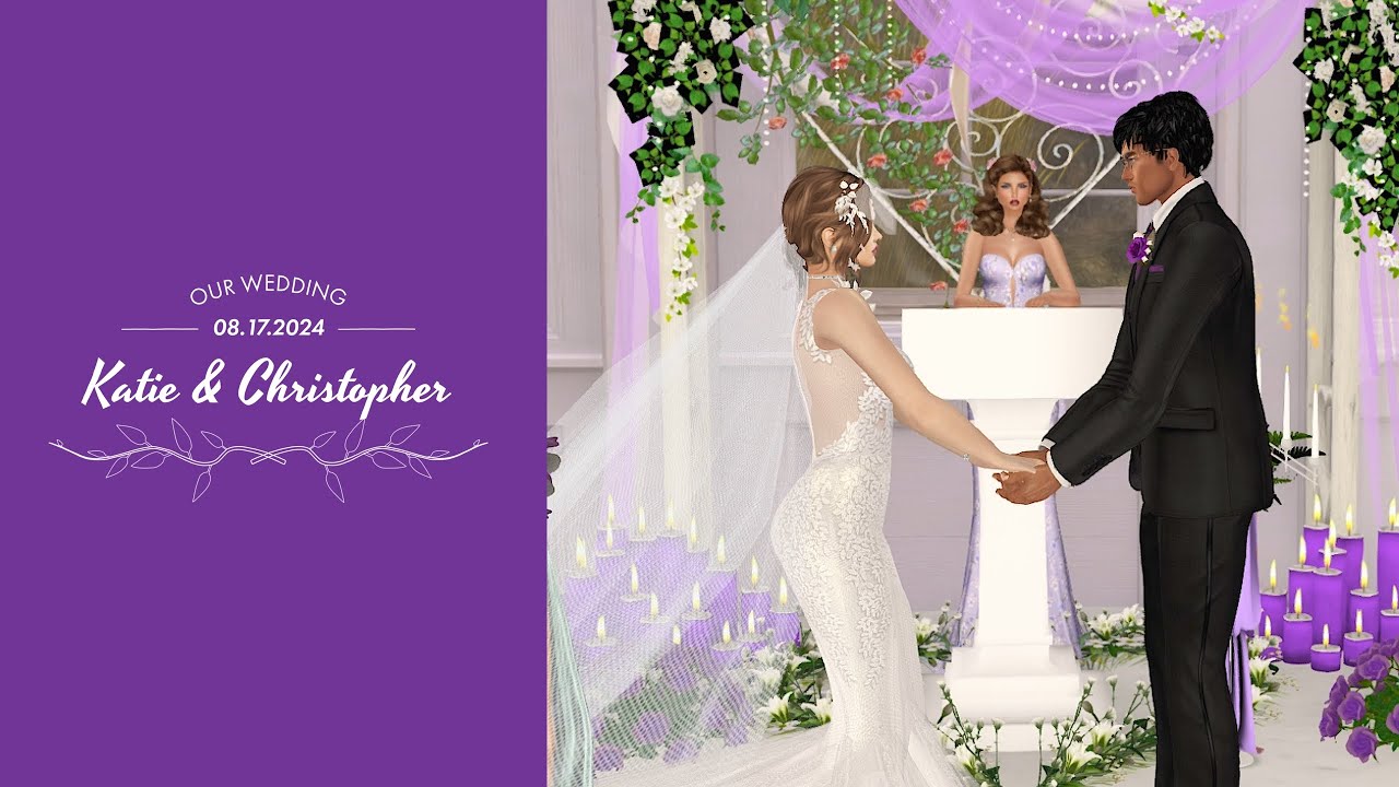 The Wedding of Katie & Christopher in Second Life - YouTube