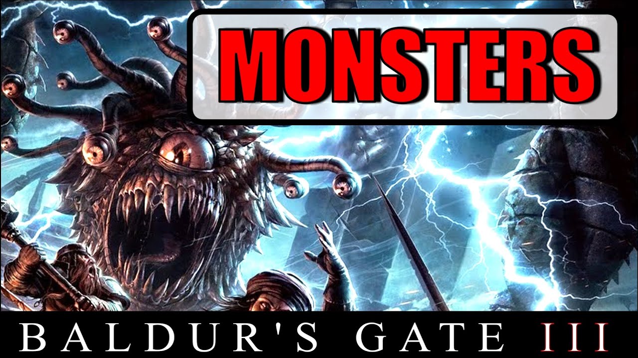 Baldur's Gate 3: Monsters - YouTube