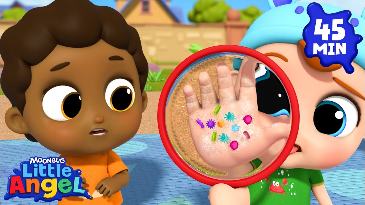 Wash Your Hands 🧼 This Is How We Get Rid Of Germs 🧼 Fun Sing Along ...