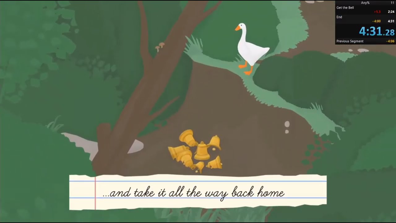 Untitled Goose Game - Any% (1 player) speedrun in 4:31 - YouTube