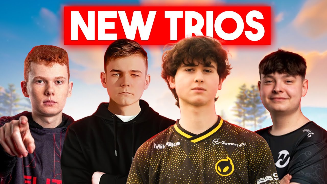 all NEW Trio's after HUGE Split Ups... (tayson, bugha, eomzo & more ...