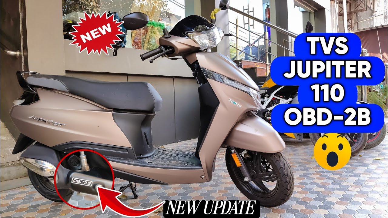 NEW TVS JUPITER 110 OBD-2B LAUNCH | ECO FRIENDLY SCOOTER | DETAIL ...
